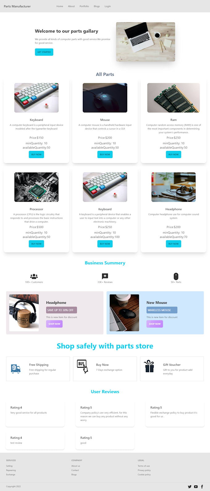 Develop your website using react by Nahid01 | Fiverr