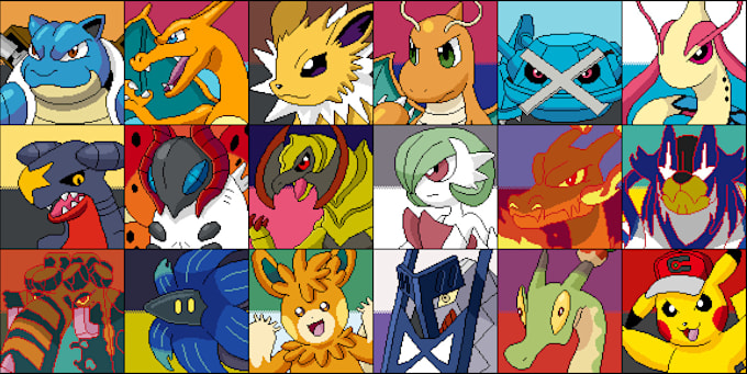 Pokemon X Pixel Art