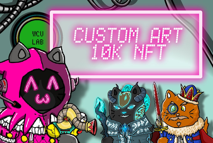Create unique custom nft art and generate with metadata by Wclabs_ | Fiverr