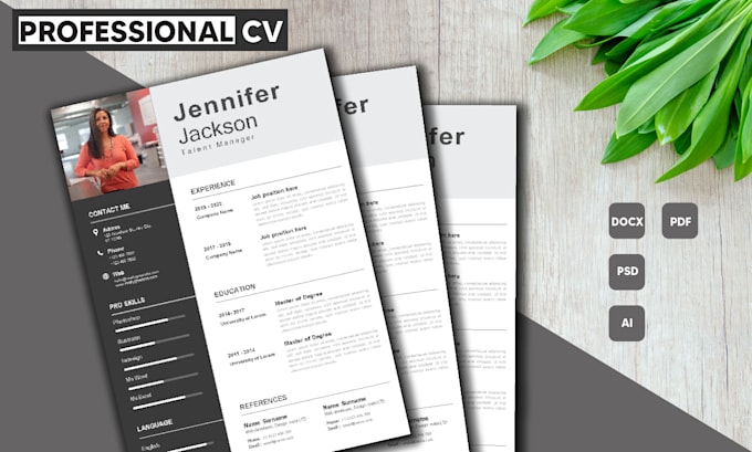 Design a professional and impressive cv and resume by Fivedigitz | Fiverr