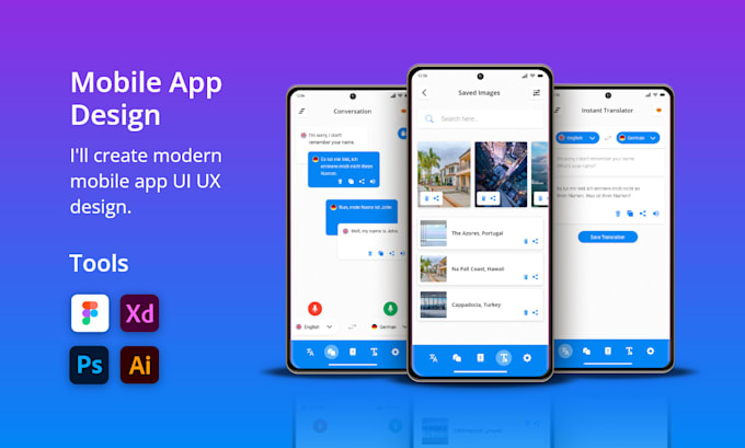 Do mobile app ui ux design by Hameedhamza | Fiverr