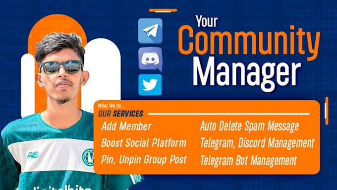 Your telegram moderator or telegram community manager by Saifulb410 ...