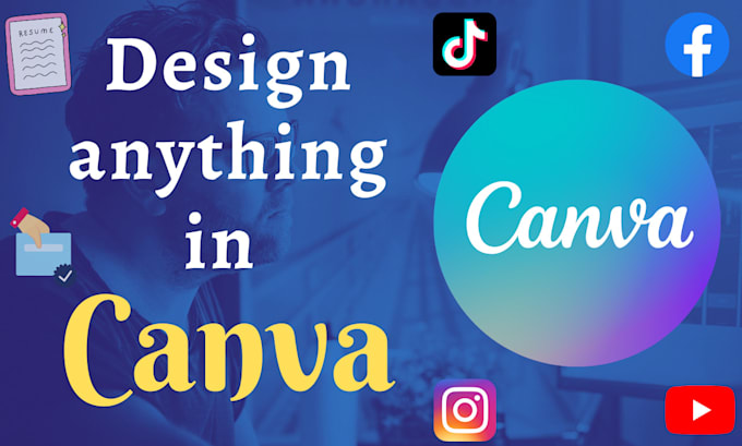 Create or design anything in canva by M_hamza007 | Fiverr