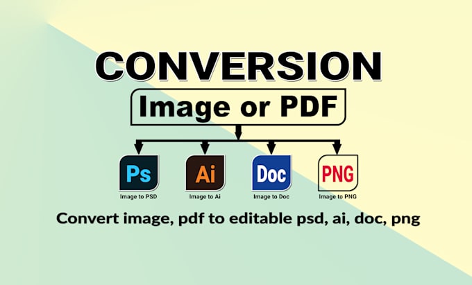 Convert image, pdf to editable psd, ai, doc, png by Psd_ai_pdf_doc | Fiverr