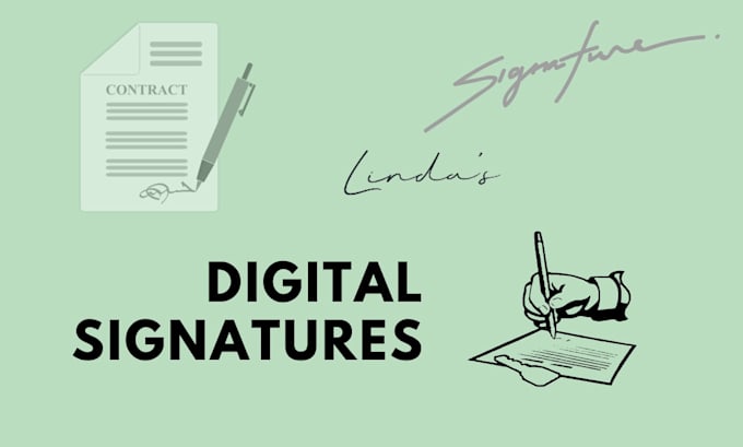 Make your digital signatures by Taiba_m | Fiverr