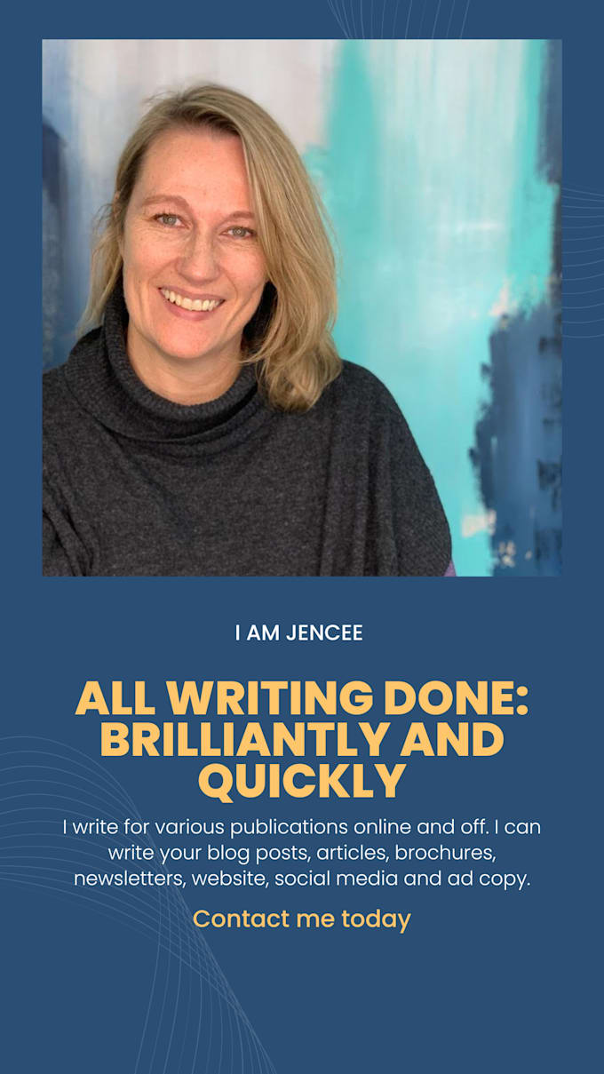 Write anything you need brilliantly and quickly by Jennyc604 | Fiverr