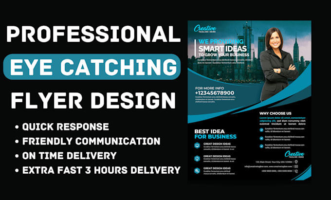 Make professional eye catching flyer design for your business by Mehru ...