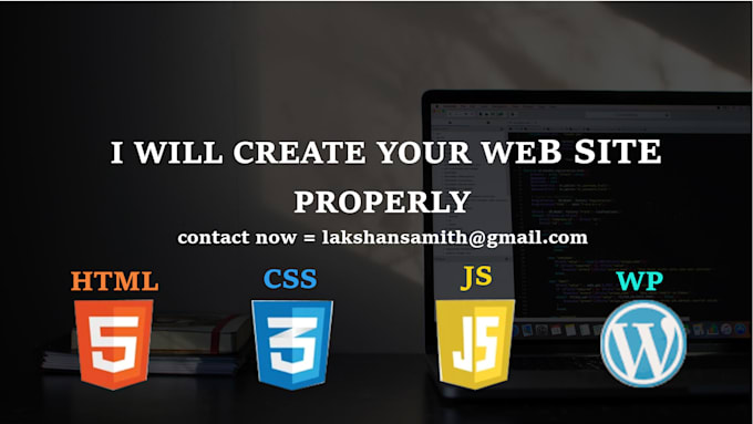 Create Htmljavascriptcssboostrap Web Sites By Samith30 Fiverr