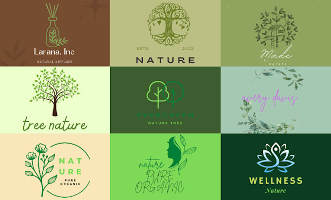 Work on herbal, natural minimalist logo by Chathu_ri | Fiverr