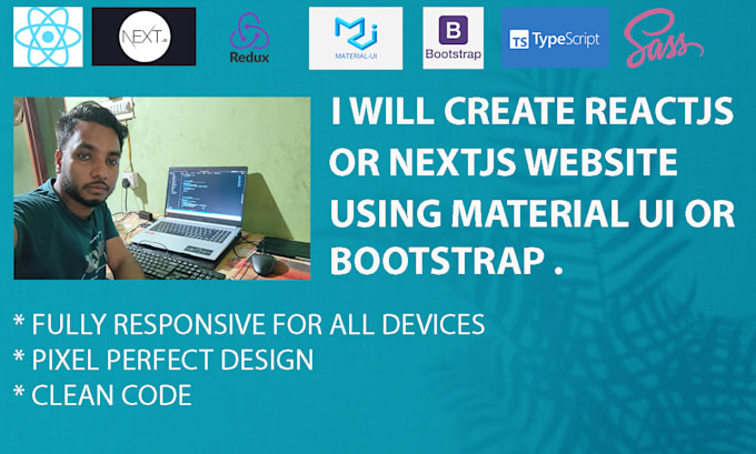 Create reactjs and nextjs website by Abdurrahman714 | Fiverr