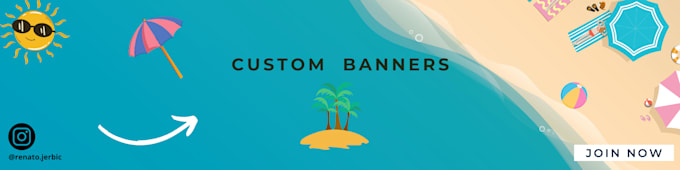 Make you a custom banner by Renatojerbic | Fiverr