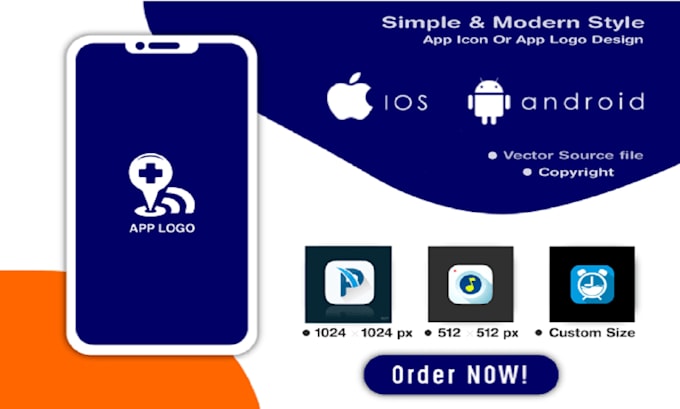 Design professional app icon by Waseembaloch185 | Fiverr