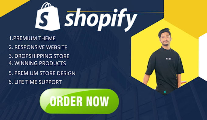 Setup shopify website design, shopify store design, shopify dropshipping store by Abdul_masud ...