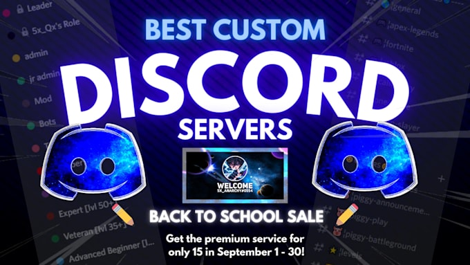 Create the best professional discord server setup by X5xves_x | Fiverr