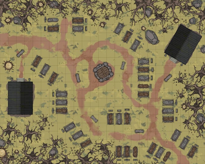Create fantasy battle maps for your dnd games by Ernestolerat | Fiverr