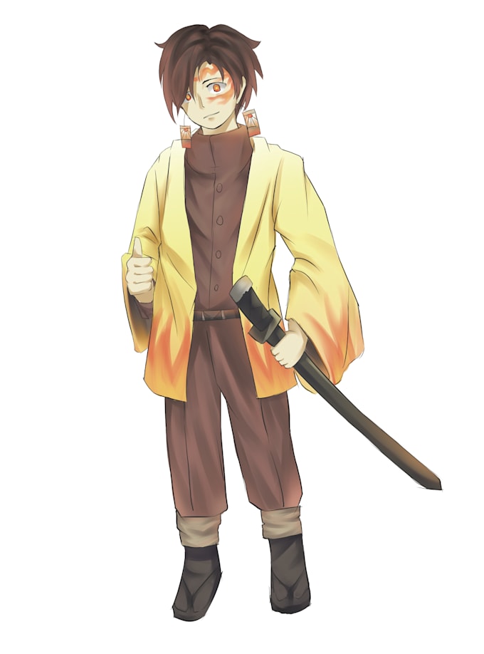 Draw anime fan art or oc fan art you like by Benzmitsu | Fiverr