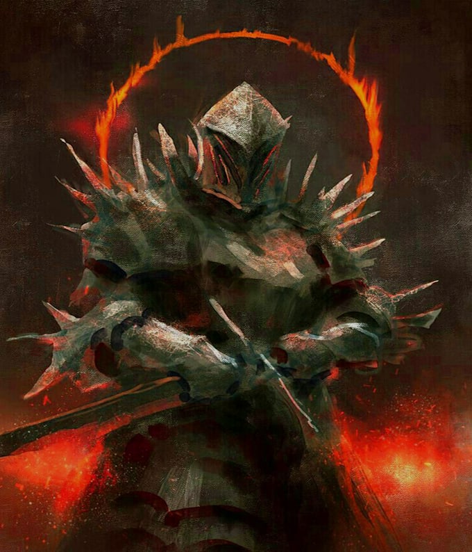 Create a fantasy horror character art by Abismotad | Fiverr