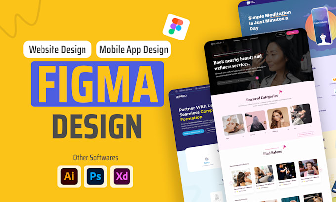 Design figma sito web ui ux design in figma, prototipazione del design ...