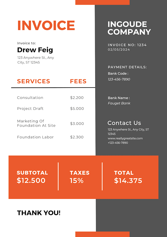 Create colourful 3d invoices for business by Ahmed3423 | Fiverr