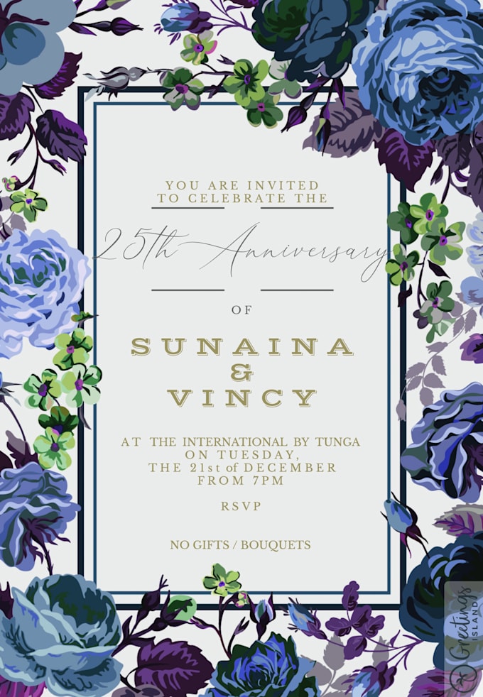 Design invitation cards based on the theme of your wedding by ...