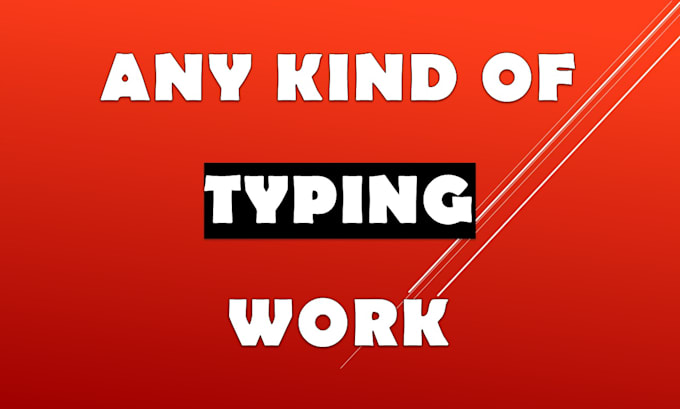 Do a typing job, pdf to word, excel, powerpoint, retype pages, your ...