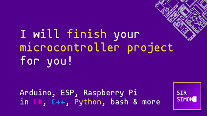 Finish your microcontroller project for you by Thelordps | Fiverr