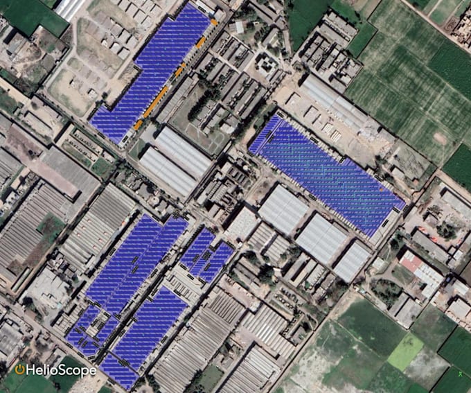 Design solar pv system using helioscope by Talhajameel | Fiverr