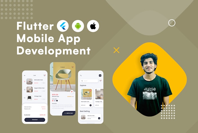 Be your flutter developer for android, ios and flutter web by Talhasardar09 | Fiverr