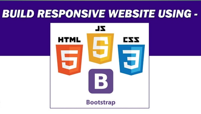 Create responsive website design with html css bootstrap by ...
