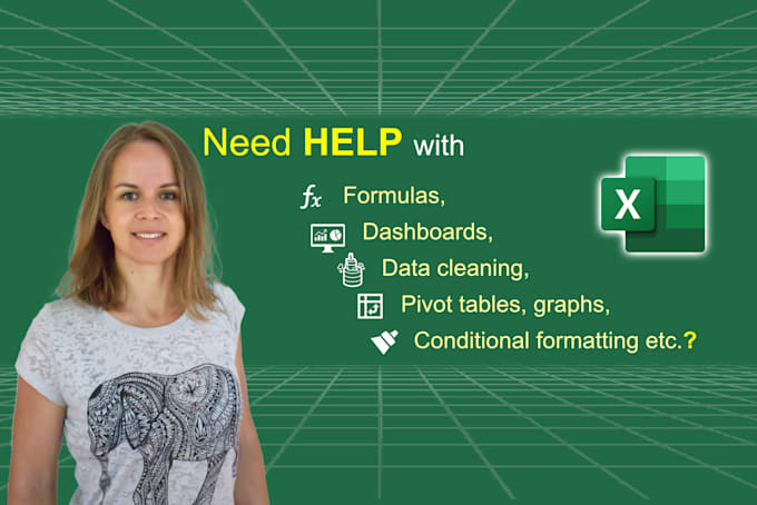 Help With Excel Formulas Graphs Pivot Tables Data Cleaning Fixing Errors Etc By Bumblebee