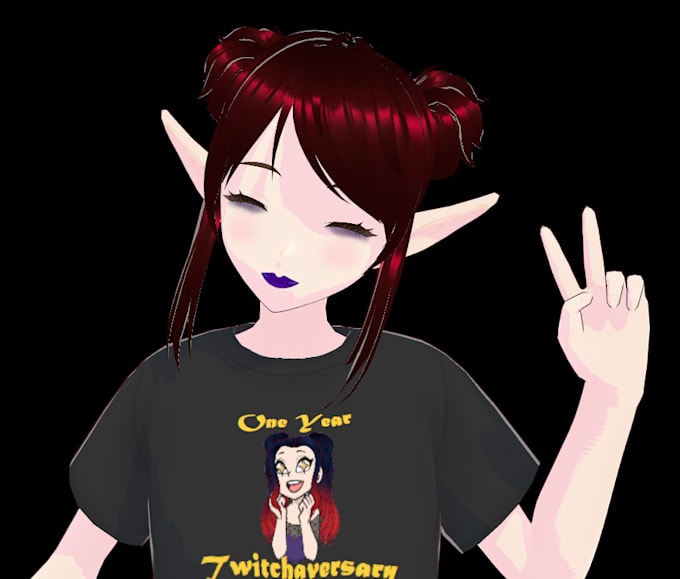 Create a basic 3d vtuber model similar to your style by Tristatragic ...