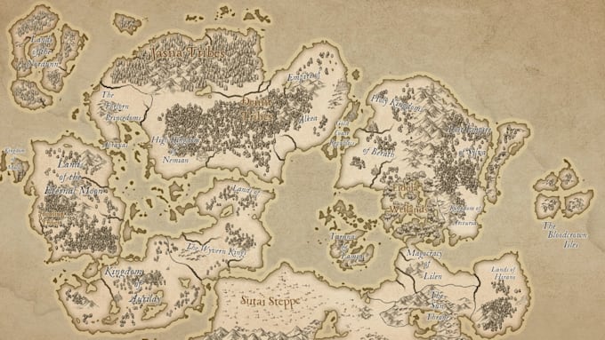 Create custom fantasy maps by Raidencarm | Fiverr