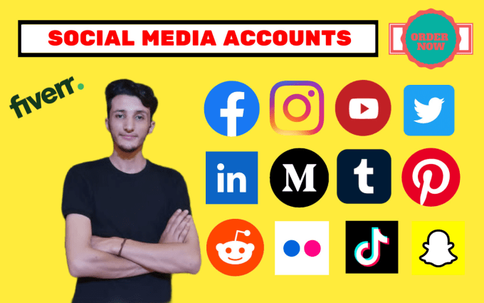 Create Social Media Accounts For Your Business By Amansaka Fiverr