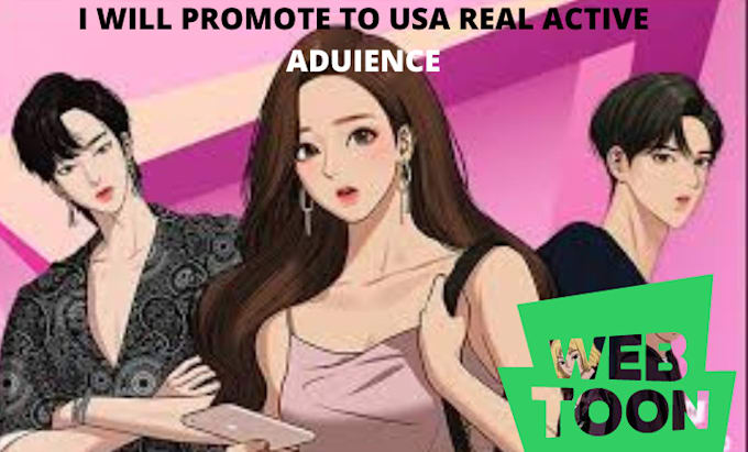 Promote your webtoon promotion viral to usa active audience by ...