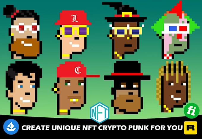 Create a perfect cryptopunk nft,pixel art and nft collection by Senehang7 | Fiverr