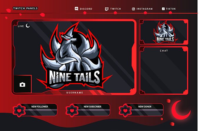 Design graphics for streamers and twitch overlay by Mhassan_graphic ...