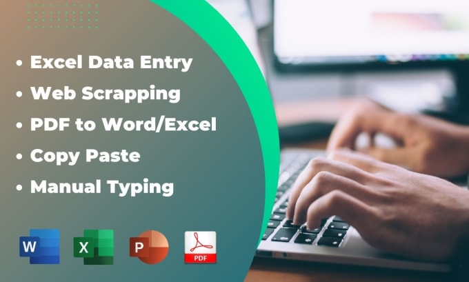 Do excel data entry for web scraping, copy paste or pdf to excel by Fusiondesk | Fiverr