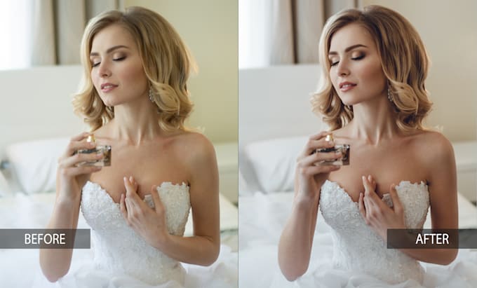 Do retouching wedding photos, family retouching, pregnancy photos by Katekoval | Fiverr