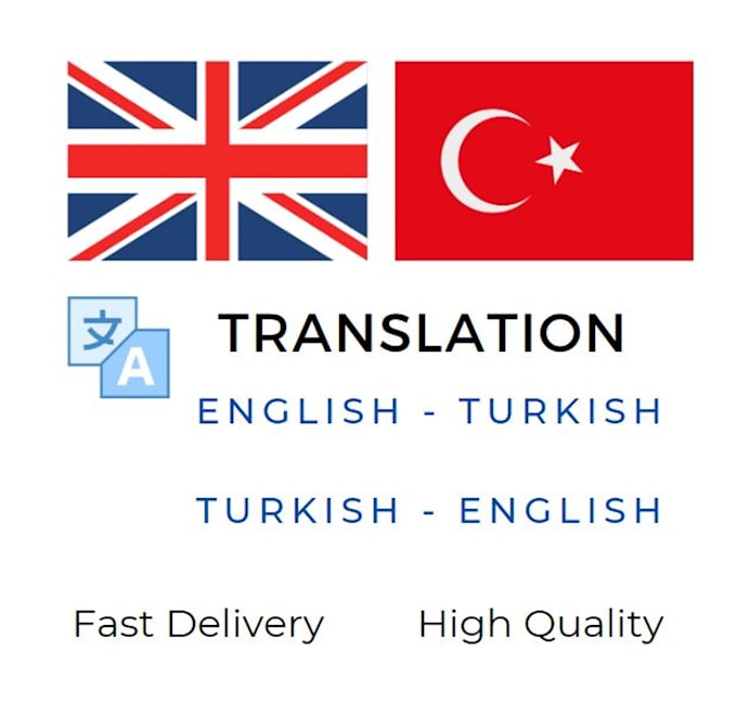 Translate english to turkish and turkish to english by Bekirtahagencer ...