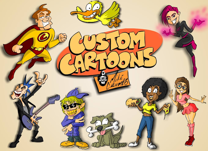 Create custom cartoons, mascots and character designs by Mike_crumbs ...