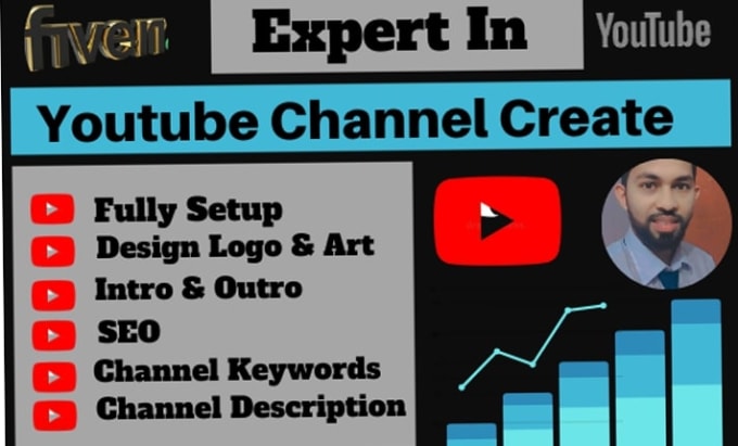 Create, setup and optimize your youtube channel properly by Ashis233 | Fiverr