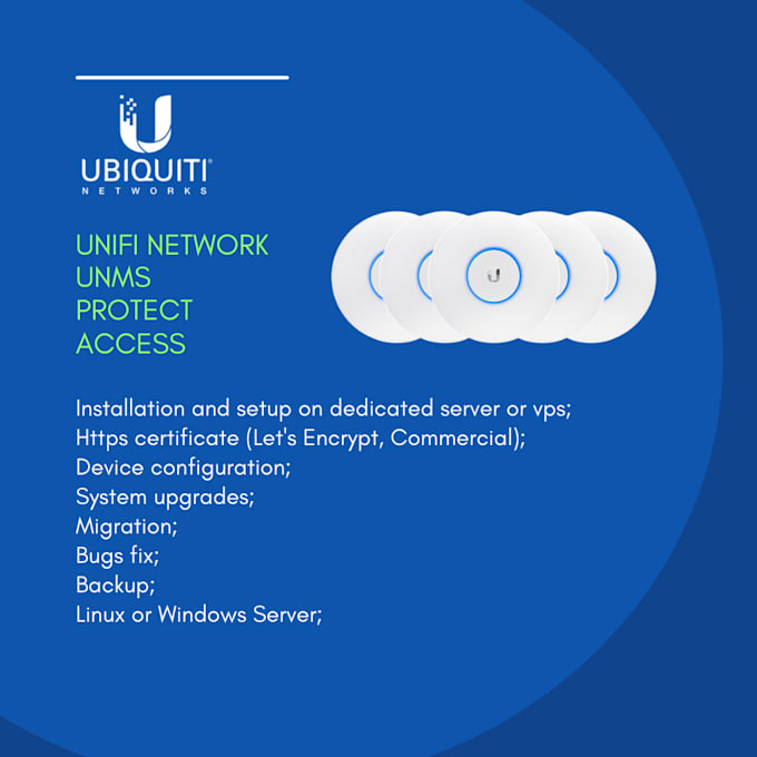 Install setup fix and implement unifi or ubiquity devices by Ally ...