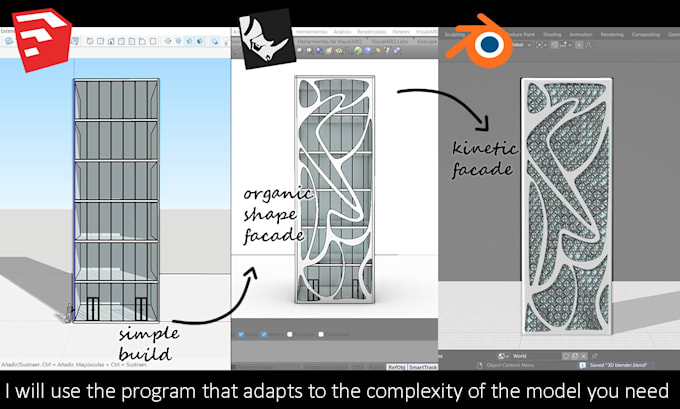 rhino architectural rendering