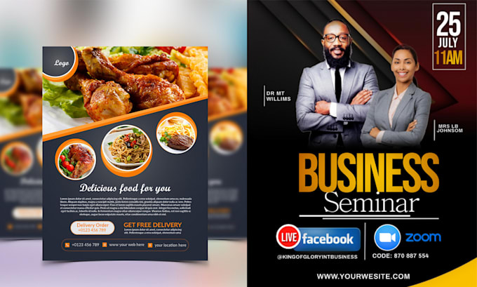 Design a one page full color flyer by Avishofficial | Fiverr