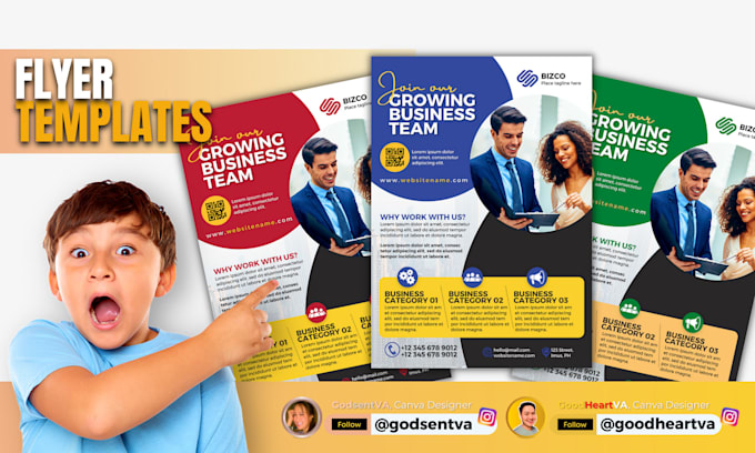 Design an appealing business flyer for you by Canvadesk | Fiverr