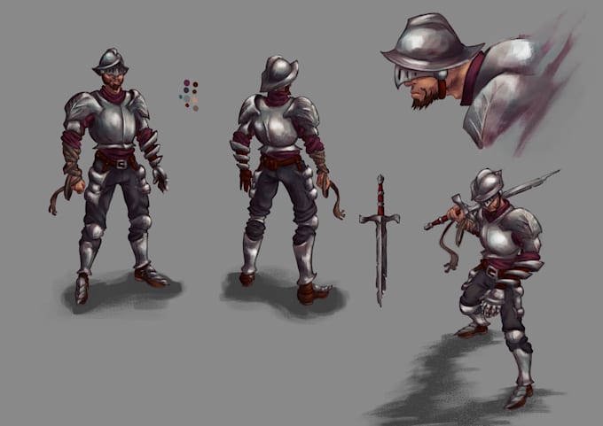 Design and paint character concept art for all your needs by Luca ...