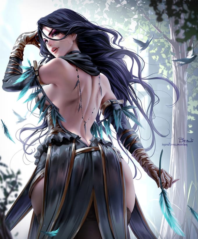 Make Dnd Character Art Concept Art Fantasy Character By