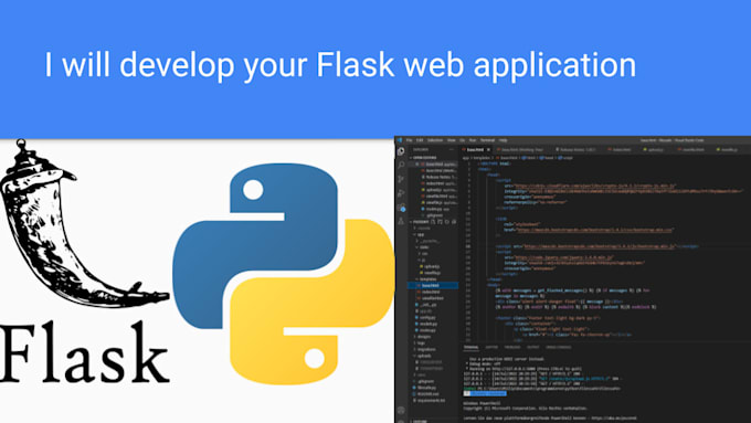 Develop your flask web application by Phgilde | Fiverr