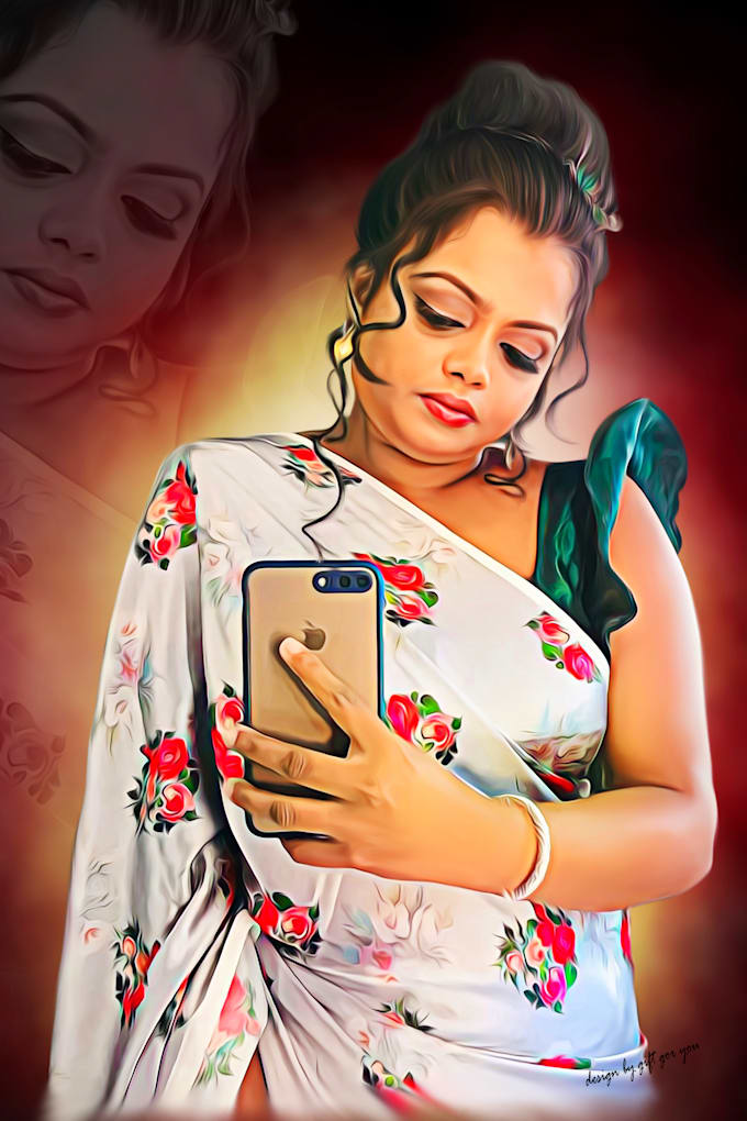 Draw your photo into a digital oil painting portrait by Kavi_jay | Fiverr