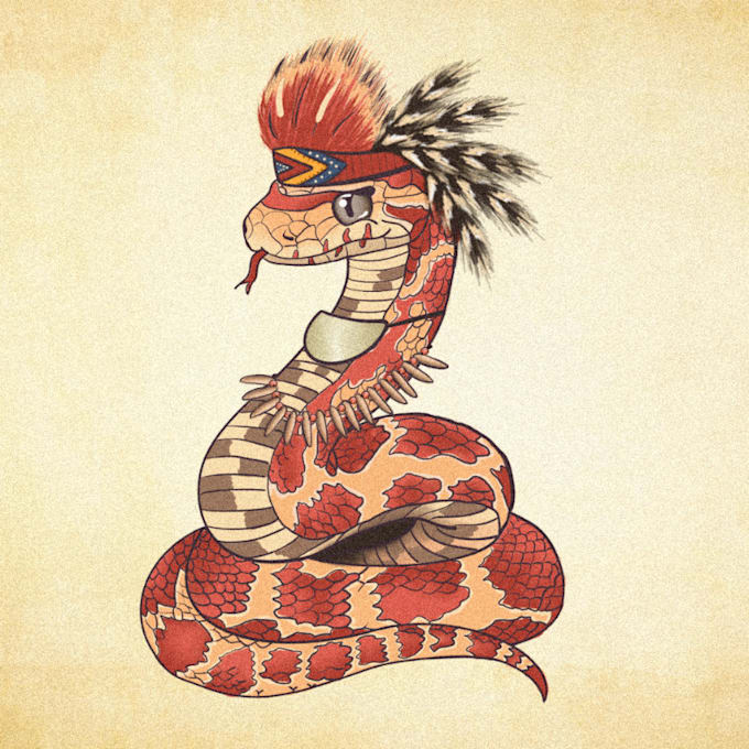 Draw vintage animal character art by Hannahwuzhere | Fiverr